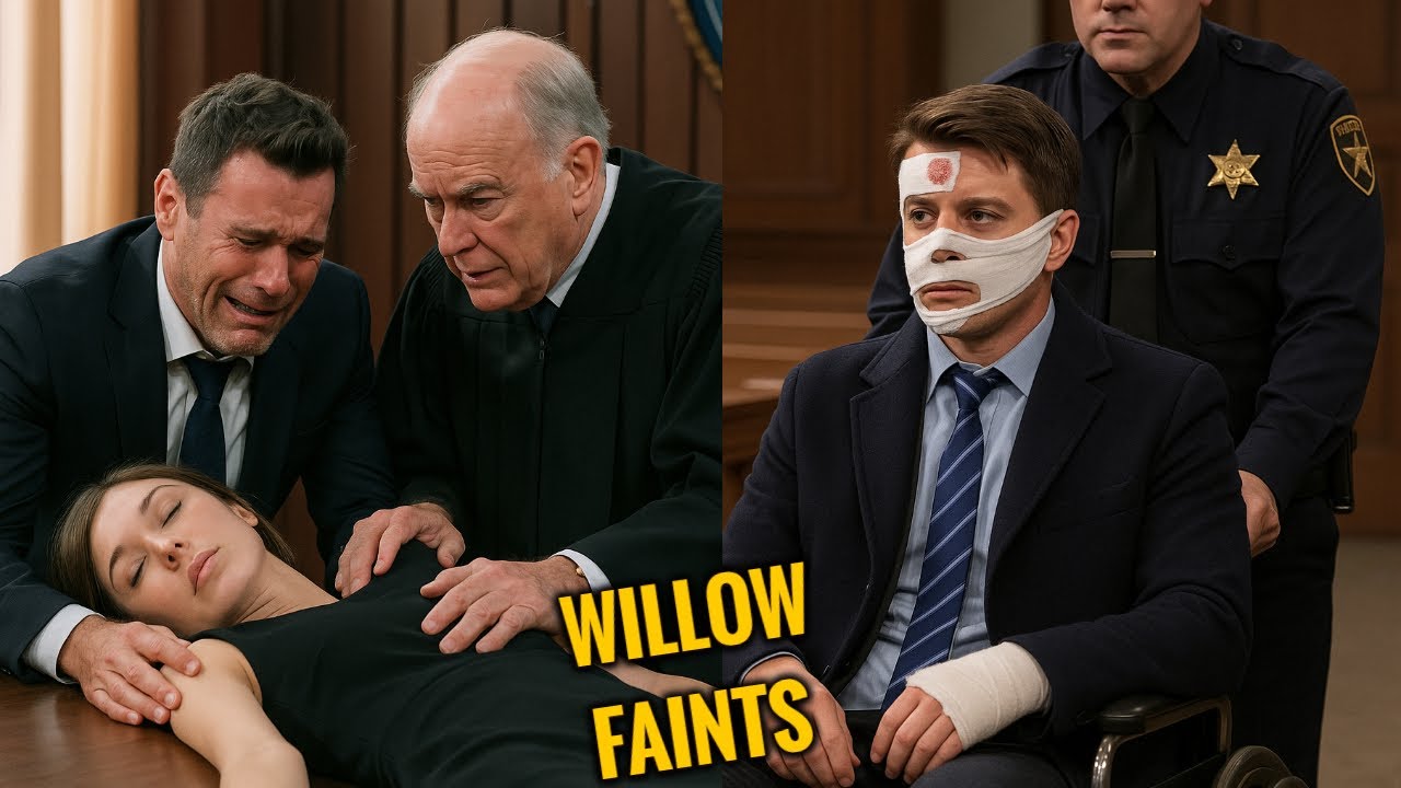 Willow faints when Michael suddenly appears in court ABC General ...
